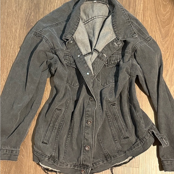 Jackets & Coats | Womens Gray Denim Jacket | Poshmark